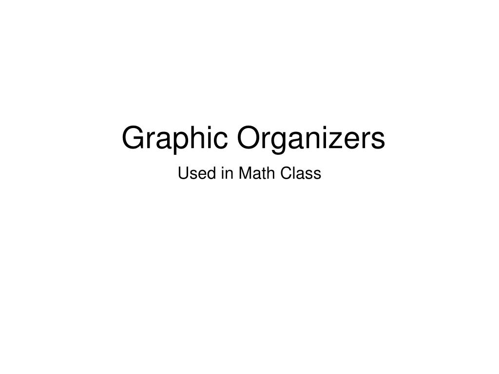PPT - Graphic Organizers PowerPoint Presentation, free download - ID:228690