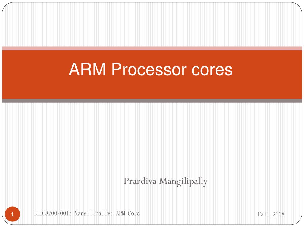 PPT - ARM Processor cores PowerPoint Presentation, free download - ID ...