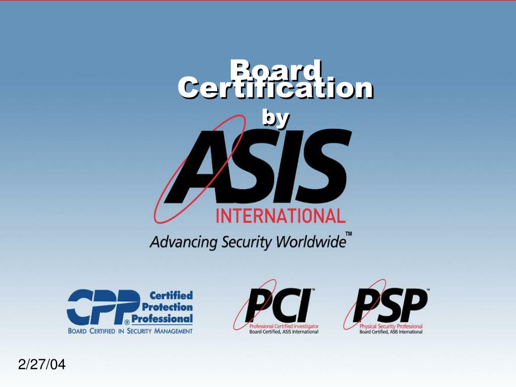 PPT - Board Certification by PowerPoint Presentation, free download ...