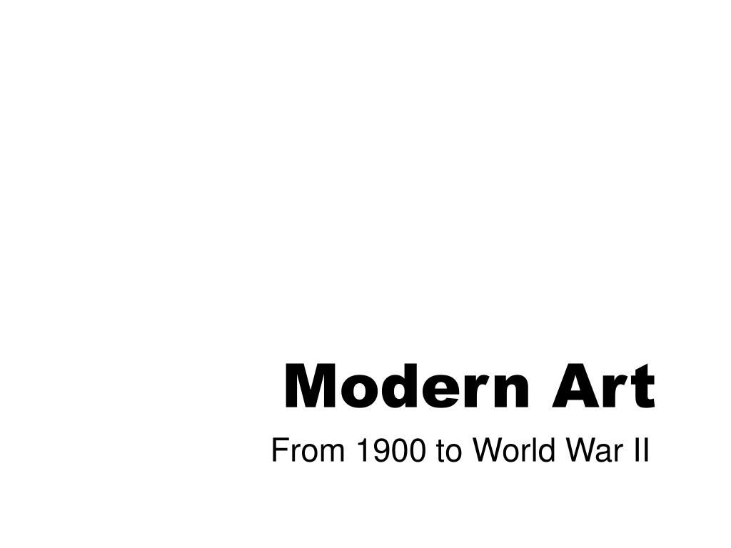 PPT - Modern Art PowerPoint Presentation, free download - ID:23154