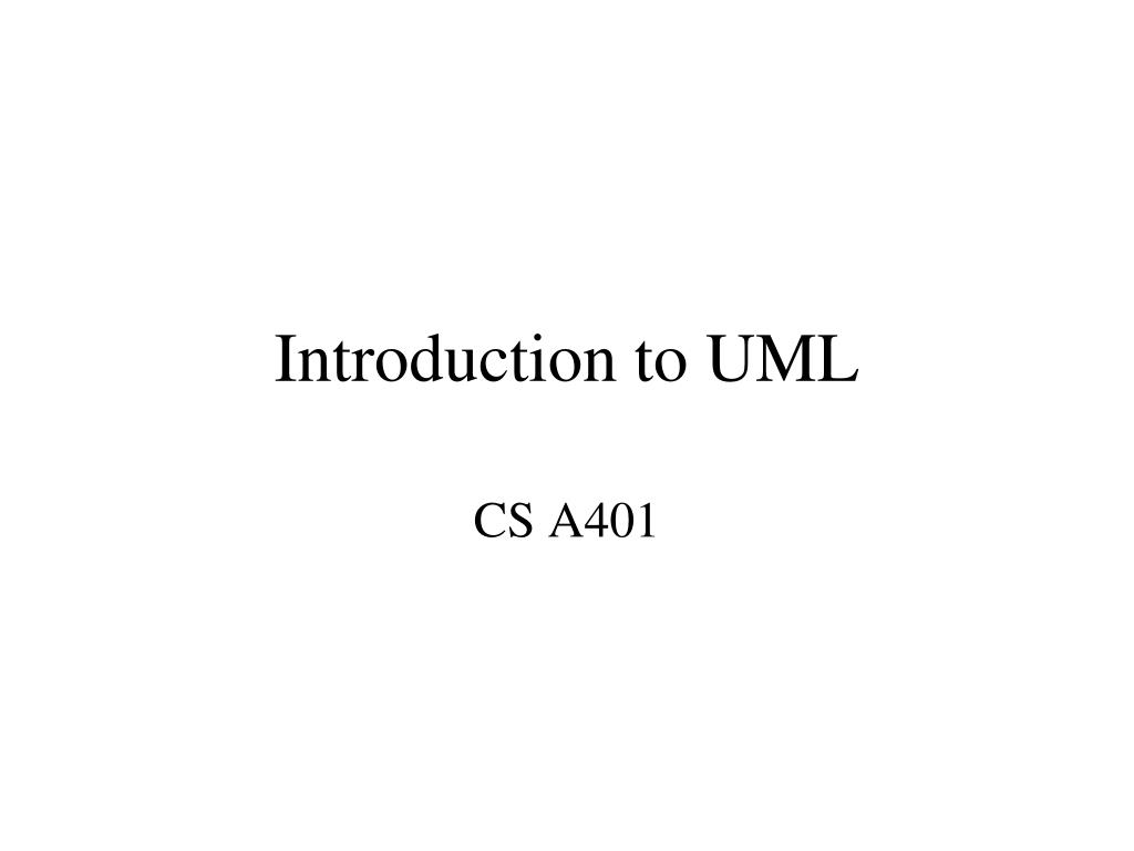 PPT - Introduction to UML PowerPoint Presentation, free download - ID ...