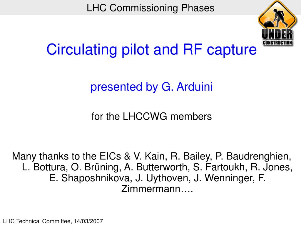 PPT - LHC Commissioning Phases PowerPoint Presentation, free download ...