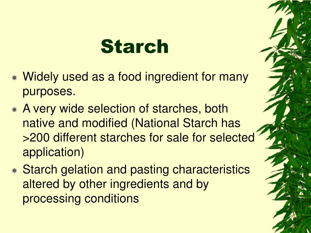 PPT - Starch PowerPoint Presentation, free download - ID:232933
