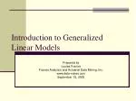 PPT - GLM I: Introduction to Generalized Linear Models PowerPoint ...