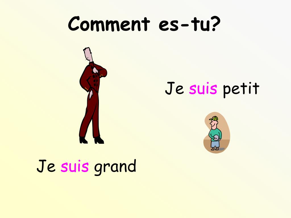 PPT - Comment es-tu? PowerPoint Presentation, free download - ID:234830