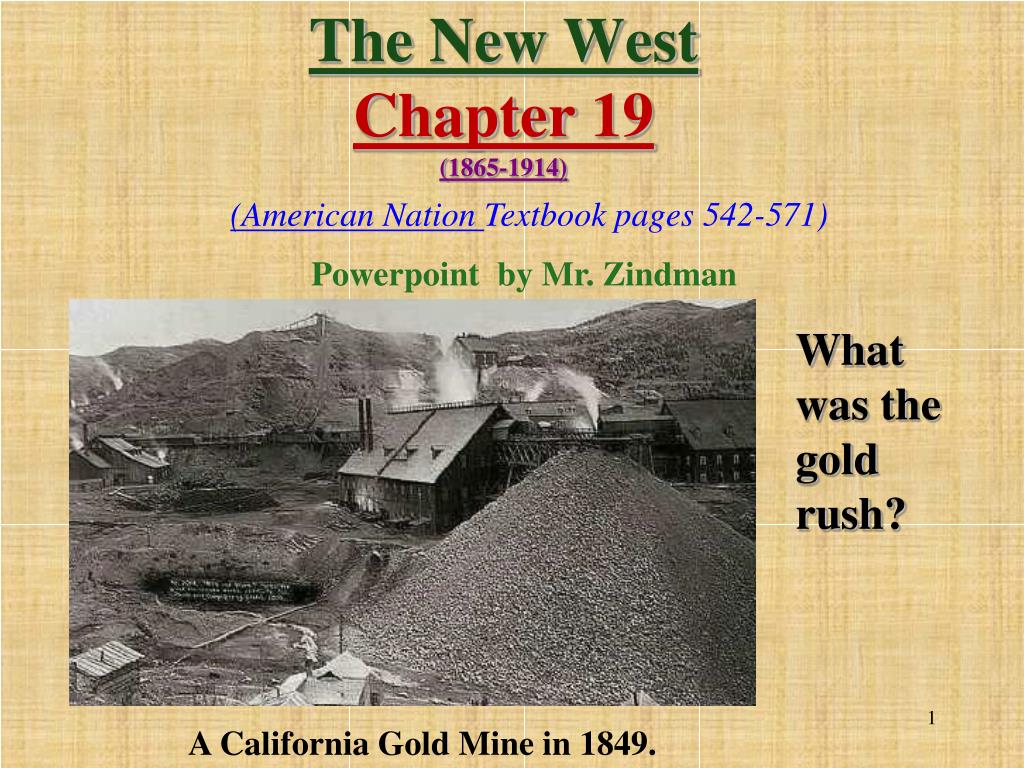 PPT - The New West Chapter 19 (1865-1914) PowerPoint Presentation, free ...