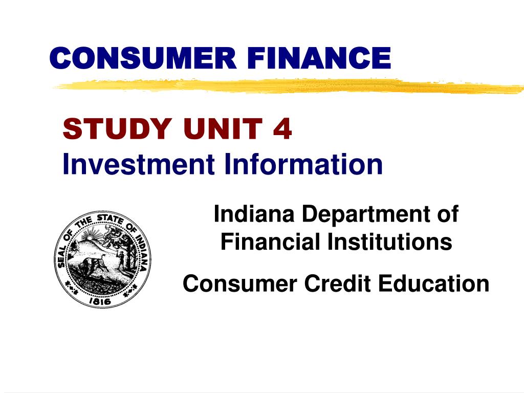 PPT - CONSUMER FINANCE PowerPoint Presentation, free download - ID:235041