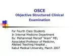 PPT - Objective Structured Clinical examination (OSCE) PowerPoint ...