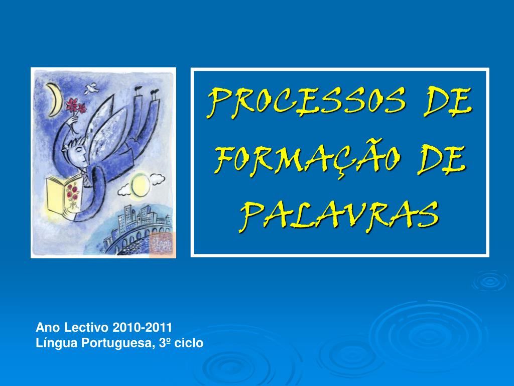 PPT - processos de forma????o de palavras PowerPoint Presentation, free ...