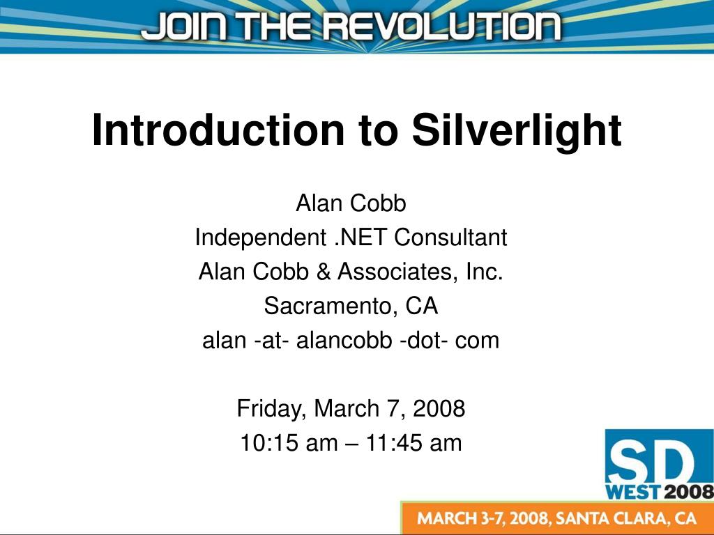 PPT - Introduction to Silverlight PowerPoint Presentation, free ...