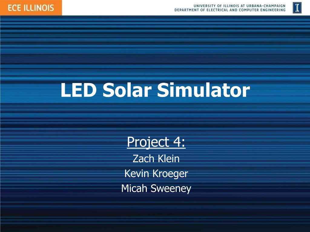 PPT - LED Solar Simulator PowerPoint Presentation, free download - ID ...