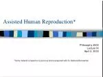 PPT - ASSISTED REPRODUCTION TECHNICS PowerPoint Presentation, free ...