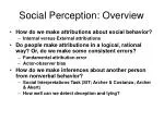 PPT - SOCIAL PERCEPTION PowerPoint Presentation, free download - ID:9415464