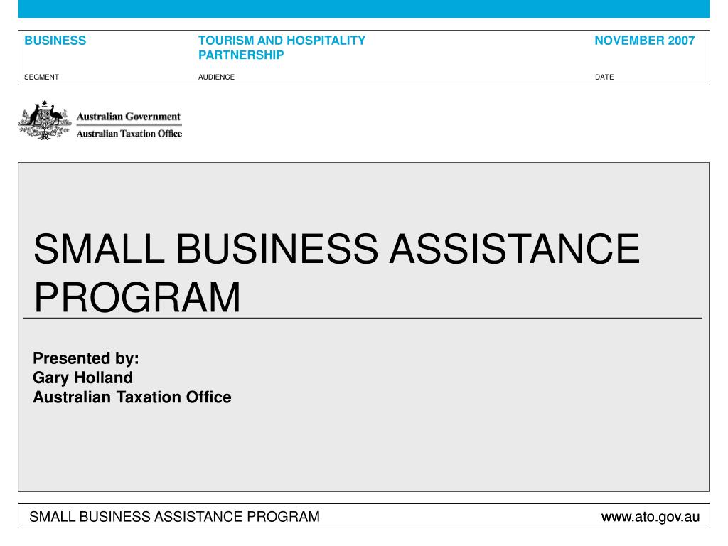 PPT - SMALL BUSINESS ASSISTANCE PROGRAM PowerPoint Presentation, free ...