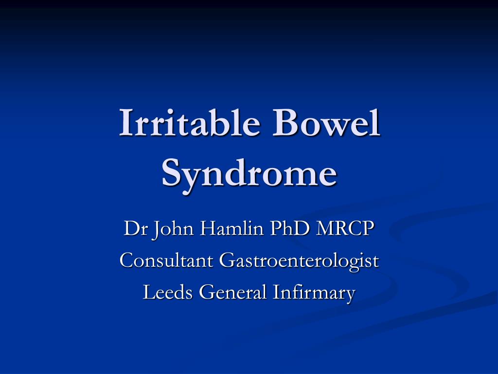 PPT - Irritable Bowel Syndrome PowerPoint Presentation, free download ...