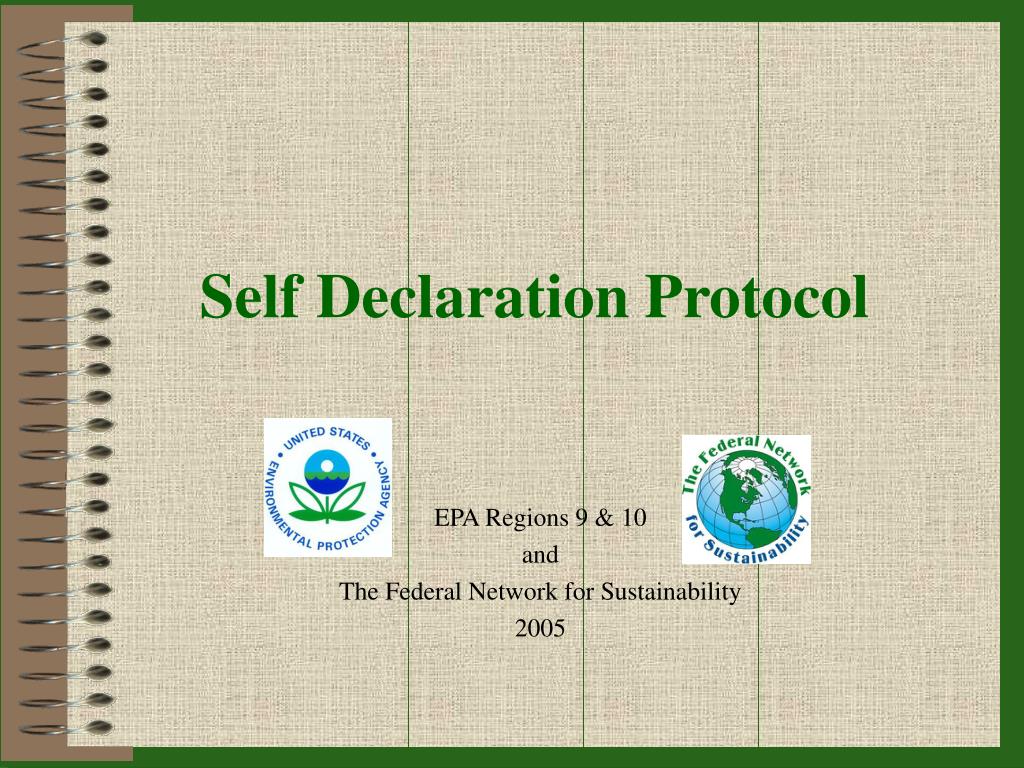 PPT - Self Declaration Protocol PowerPoint Presentation, free download ...