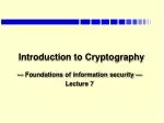 PPT - Introduction to Cryptography PowerPoint Presentation, free ...