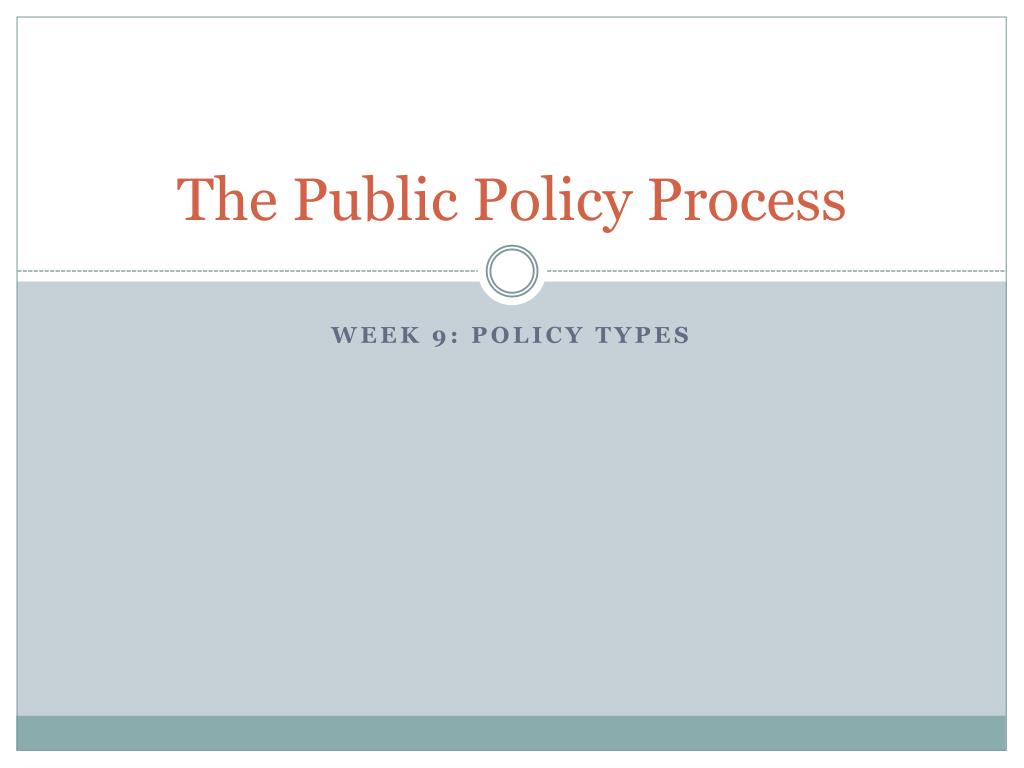 PPT - The Public Policy Process PowerPoint Presentation, free download ...