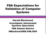 PPT - Computer System Validation and, Good Documentation Practices for GxP Systems PowerPoint ...