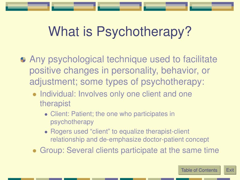 PPT - What is Psychotherapy? PowerPoint Presentation, free download ...