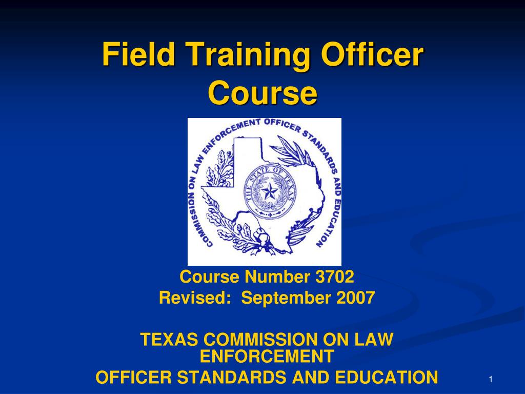 PPT - Field Training Officer Course PowerPoint Presentation, free ...