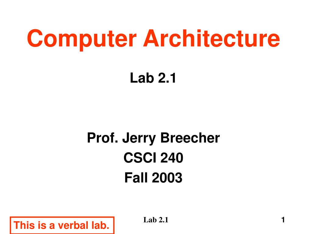 PPT - Computer Architecture PowerPoint Presentation, free download - ID ...