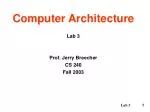 PPT - COMPUTER ARCHITECTURE PowerPoint Presentation, free download - ID ...
