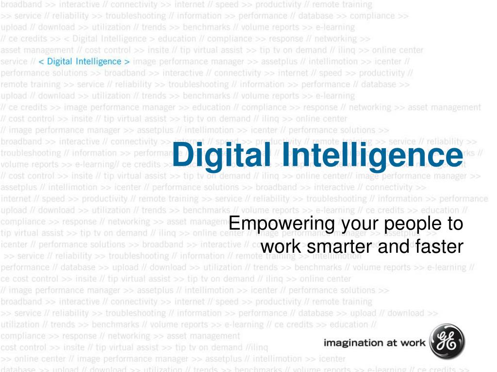 PPT - Digital Intelligence PowerPoint Presentation, free download - ID ...