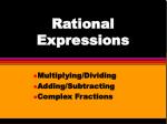 PPT - Rational Expressions Finding LCD PowerPoint Presentation, free ...