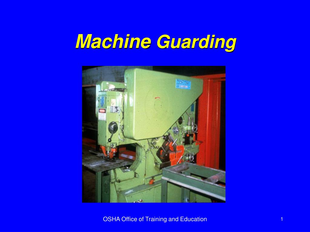 PPT - Machine Guarding PowerPoint Presentation, free download - ID:247693