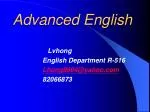 PPT - advanced english writing course london PowerPoint Presentation ...
