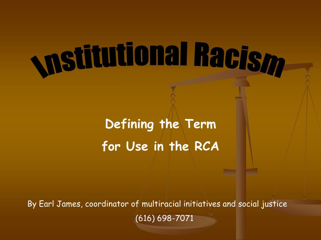 PPT - Institutional Racism PowerPoint Presentation, free download - ID ...