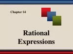 PPT - Rational Expressions PowerPoint Presentation, free download - ID ...