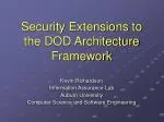 PPT - DoD Architecture Framework Overview PowerPoint Presentation, free ...