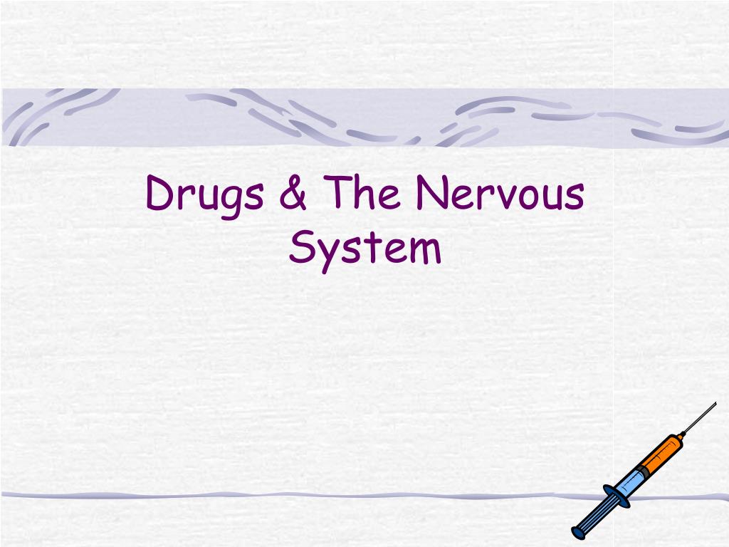 PPT - Drugs & The Nervous System PowerPoint Presentation, free download ...