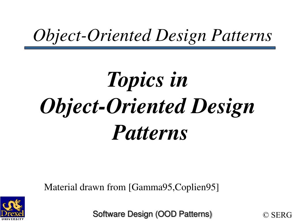 PPT - Object-Oriented Design Patterns PowerPoint Presentation, free ...