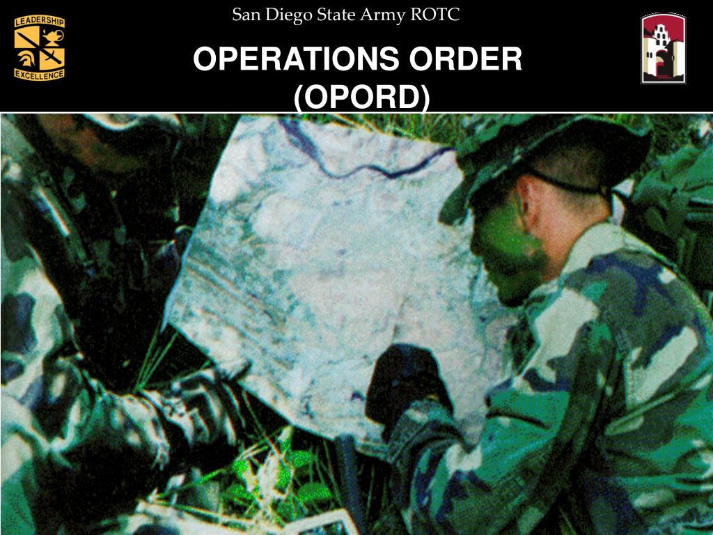 PPT - OPERATIONS ORDER (OPORD) PowerPoint Presentation, free download ...