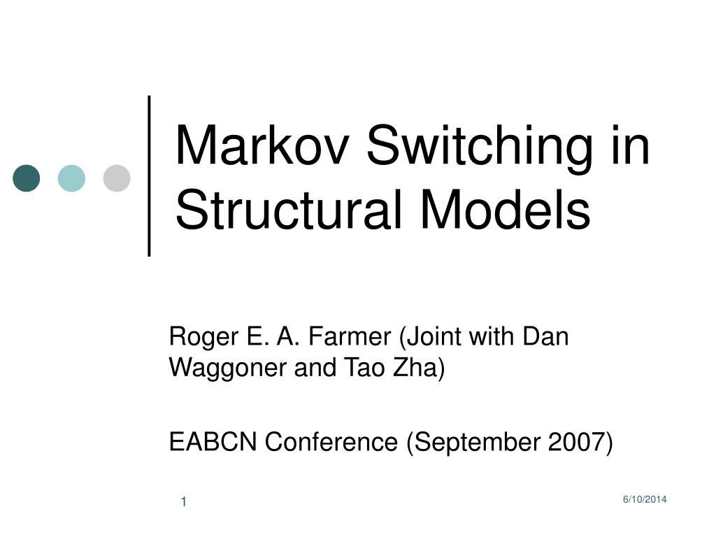 PPT - Markov Switching in Structural Models PowerPoint Presentation ...