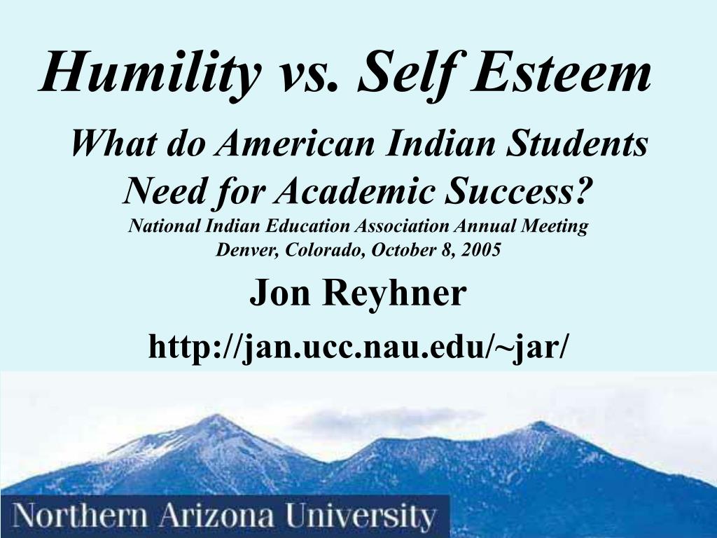 PPT - Humility vs. Self Esteem PowerPoint Presentation, free download ...