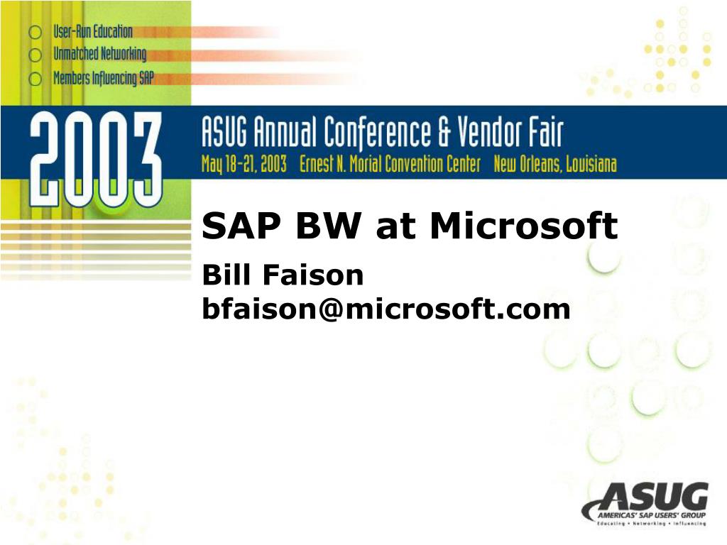 PPT - SAP BW at Microsoft PowerPoint Presentation, free download - ID ...