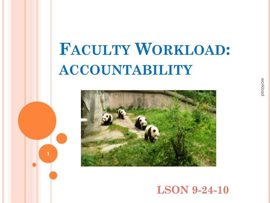 PPT - Faculty Workload: accountability PowerPoint Presentation, free ...