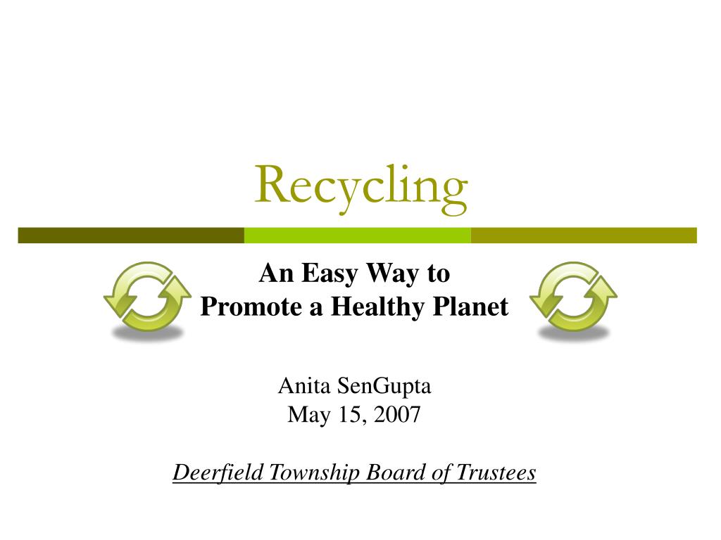 PPT - Recycling PowerPoint Presentation, free download - ID:25799