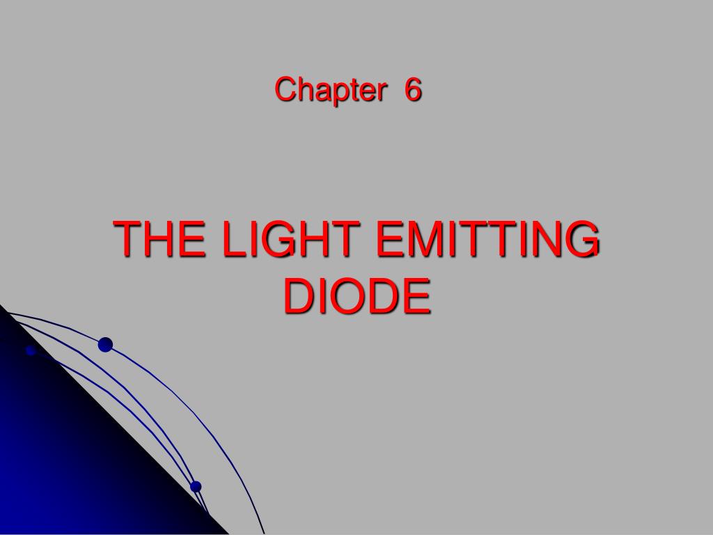 PPT - THE LIGHT EMITTING DIODE PowerPoint Presentation, free download ...