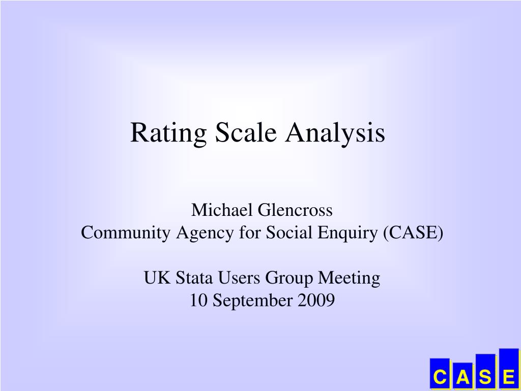 PPT - Rating Scale Analysis PowerPoint Presentation, free download - ID ...
