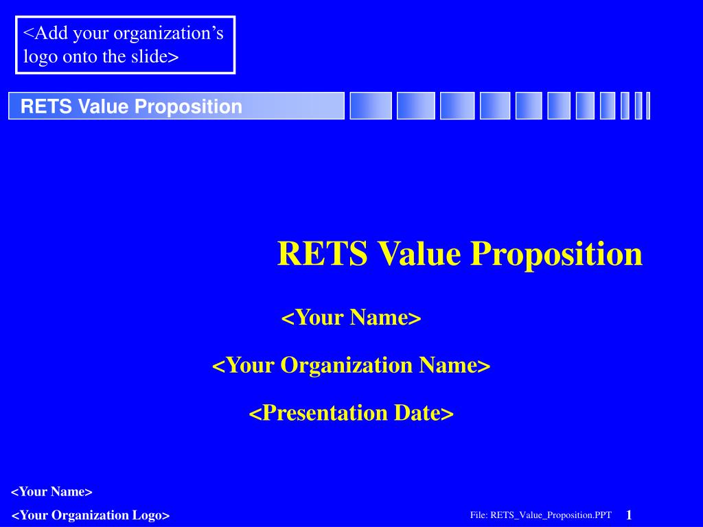 PPT - RETS Value Proposition PowerPoint Presentation, free download ...