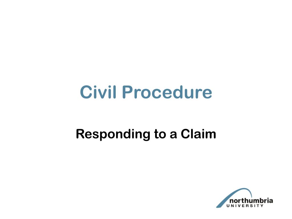 PPT - Civil Procedure PowerPoint Presentation, free download - ID:265296