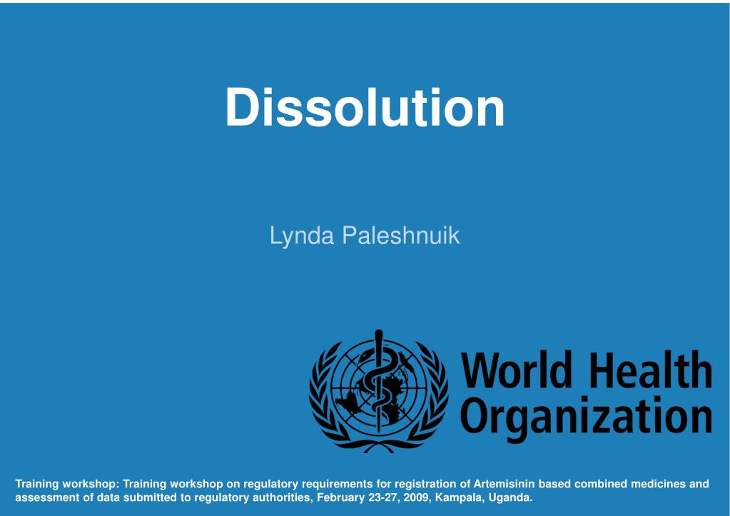 PPT - Dissolution PowerPoint Presentation, free download - ID:266150