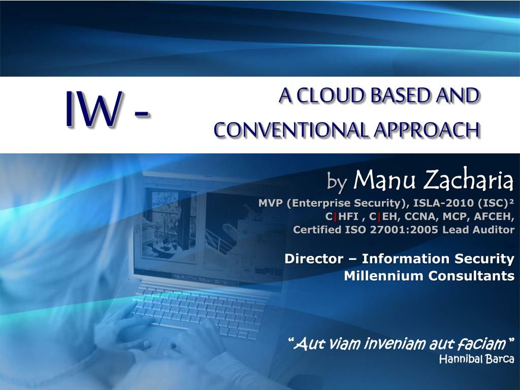 PPT - A CLOUD BASED AND CONVENTIONAL APPROACH PowerPoint Presentation ...