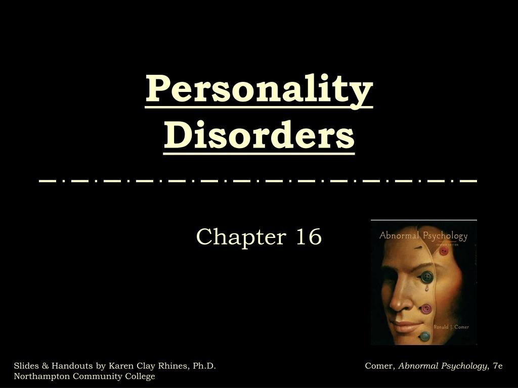 PPT - Personality Disorders PowerPoint Presentation, free download - ID ...