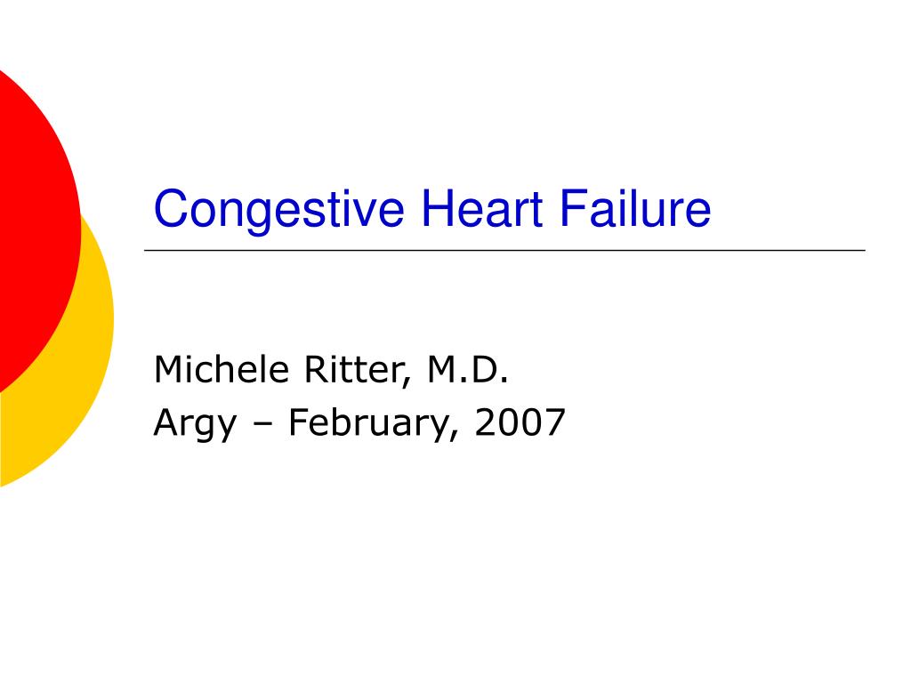 PPT - Congestive Heart Failure PowerPoint Presentation, free download ...